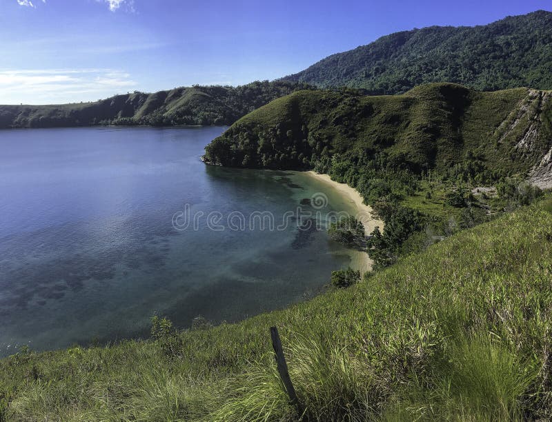 Beach Over the Hill stock image. Image of beach, hill - 206073117