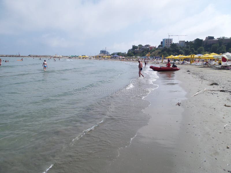 Beach overview editorial stock photo. Image of european - 45510398