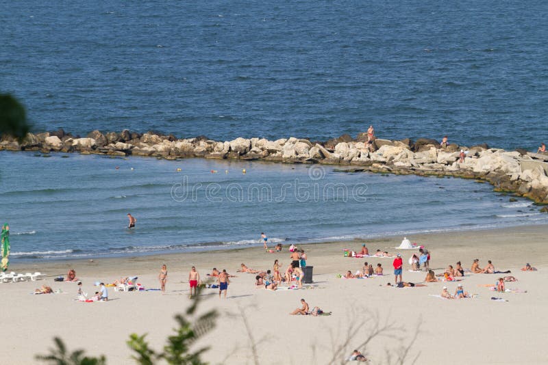 Beach overview editorial stock photo. Image of beach - 48271513