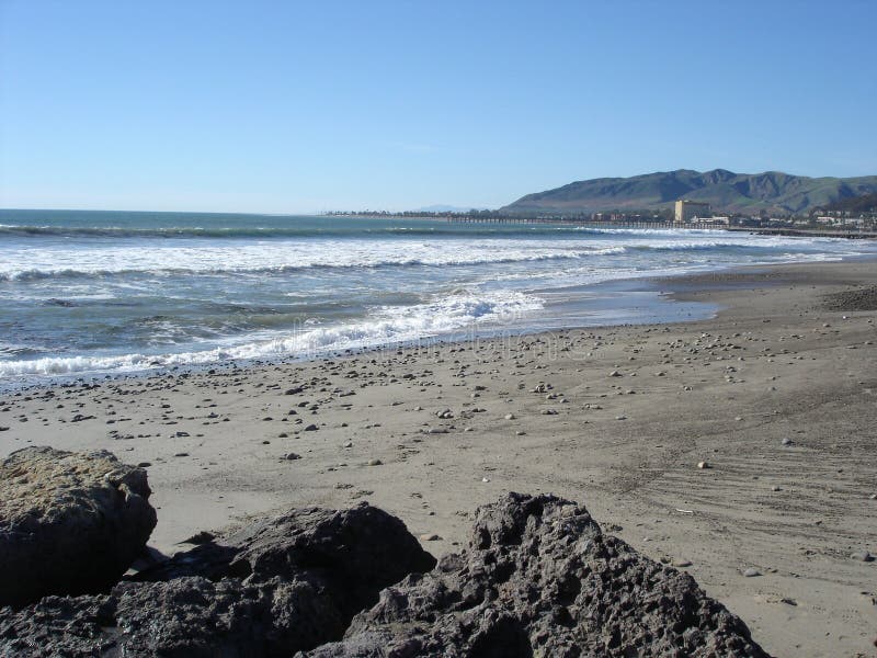 Beach in Oxnard, CA stock photo. Image of water, hotel - 4701256