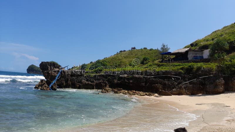 Beach Pacitan Indonesia editorial stock image. Image of pacitan - 265831789