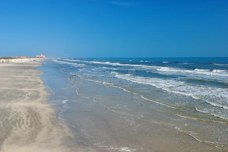 Beach in Padre Island stock photo. Image of beach, coastal - 4220704