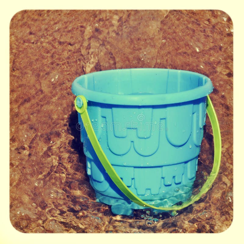 Beach Pail and Pills on the Doctors Desk Stock Photo - Image of illness ...