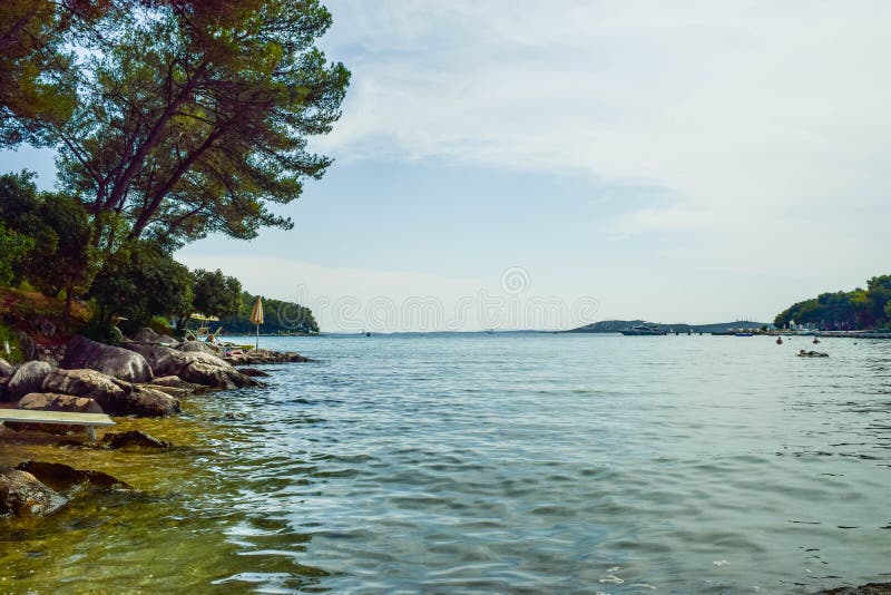 The beach in Pakostane stock photo. Image of europe - 137403700