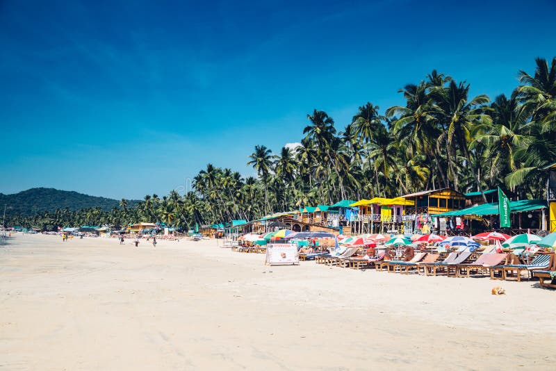 Beach at Palolem Beach, Goa Editorial Photo - Image of lifeguard, asia ...