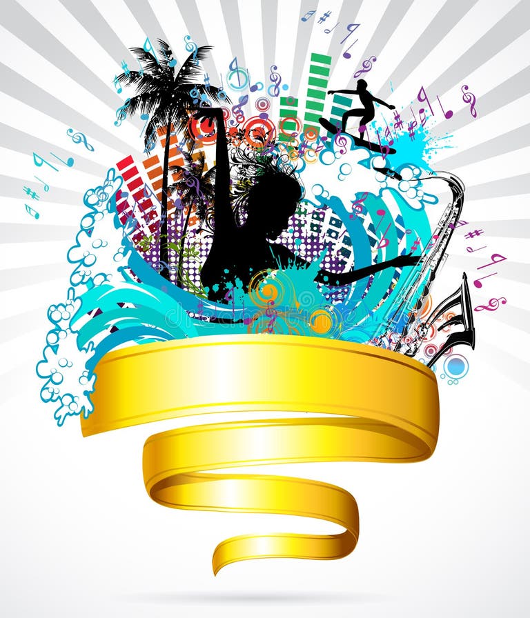 Dj Beach Party Stock Illustrations – 1,332 Dj Beach Party Stock ...