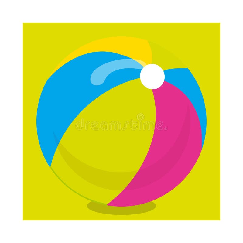 Beach Party Baby Ball 15 stock vector. Illustration of beach - 198983377