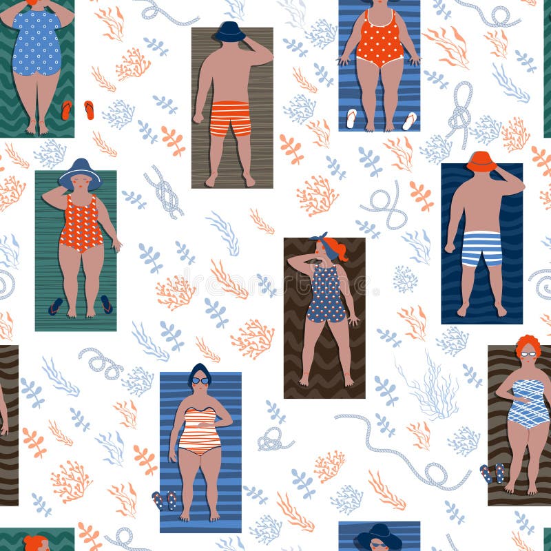 Beach pattern stock vector. Illustration of resort, sand - 41793723