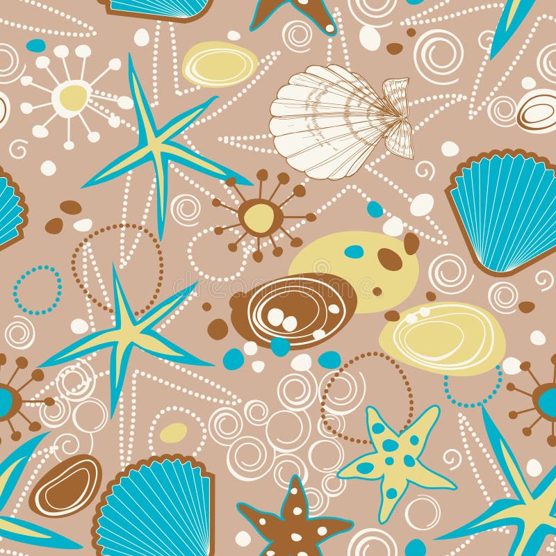 Beach Vector Pattern