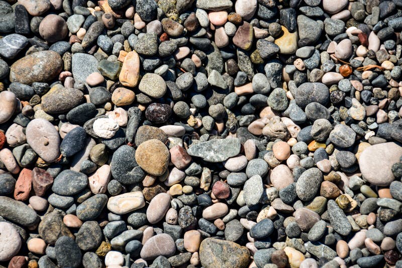 Beach Pebbles. Beach Pebble Pattern Stock Photo - Image of detail ...