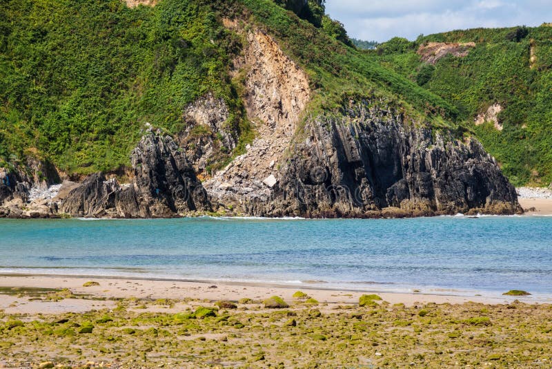 Beach of Pechon stock image. Image of mediterranean, ocean - 36698365