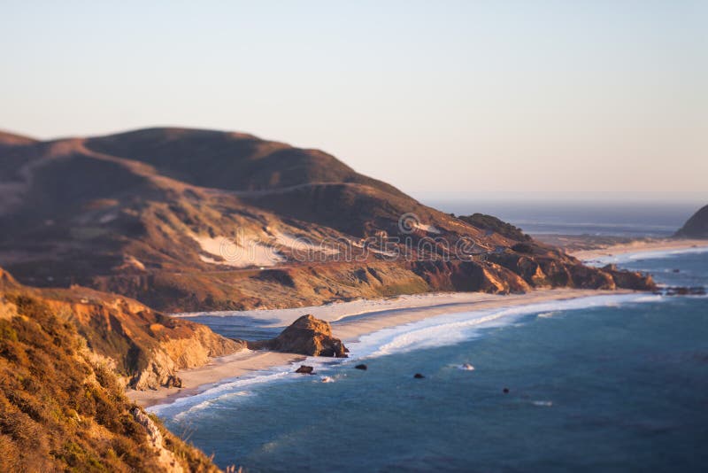 Beach at Point Sur, CA stock photo. Image of california - 64976926