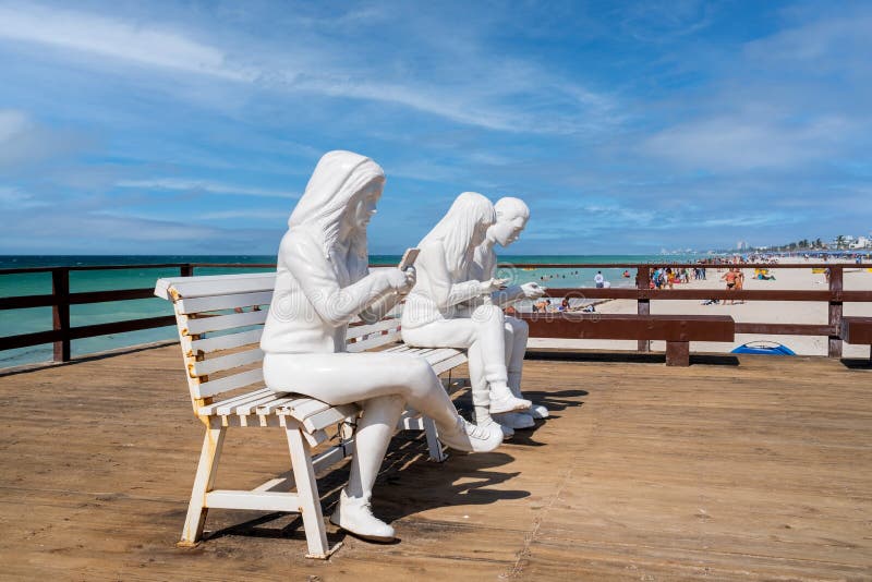 The Beach of Progreso, a Popular Beach Town Near Merida in Mexico ...