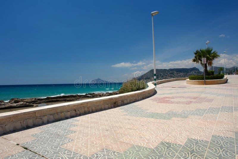 Beach Promenade stock image. Image of mediterranean, resort - 5962609