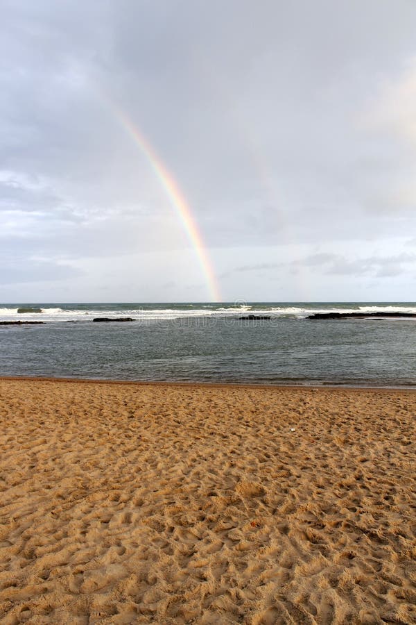Beach Rainbow stock image. Image of sand, copy, beach - 26894797