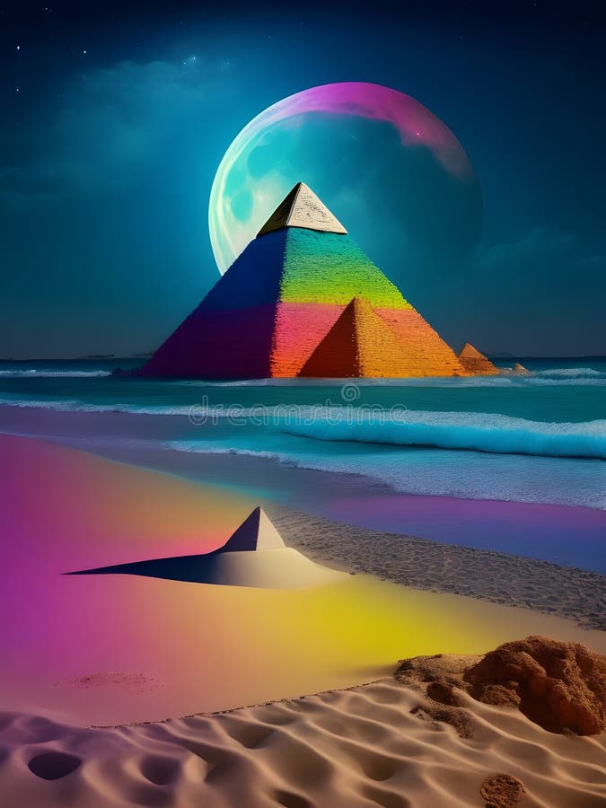Rainbow Pyramid Stock Illustrations – 3,241 Rainbow Pyramid Stock ...