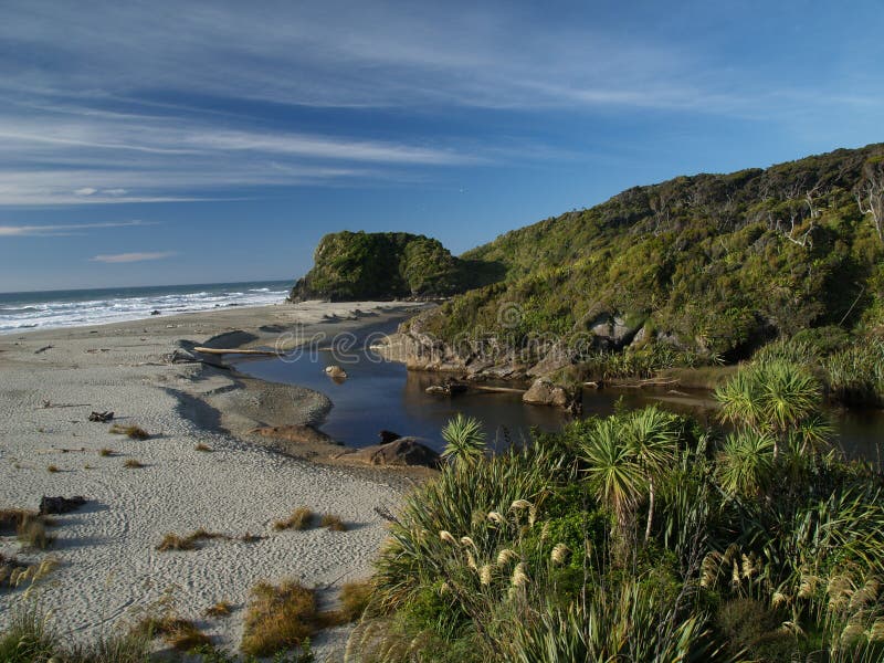 Beach and rainforest stock image. Image of rain, island - 13366211