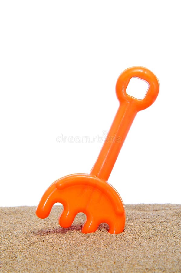 Toy Beach Rake (clipping Path) Stock Photo - Image of play, summer ...