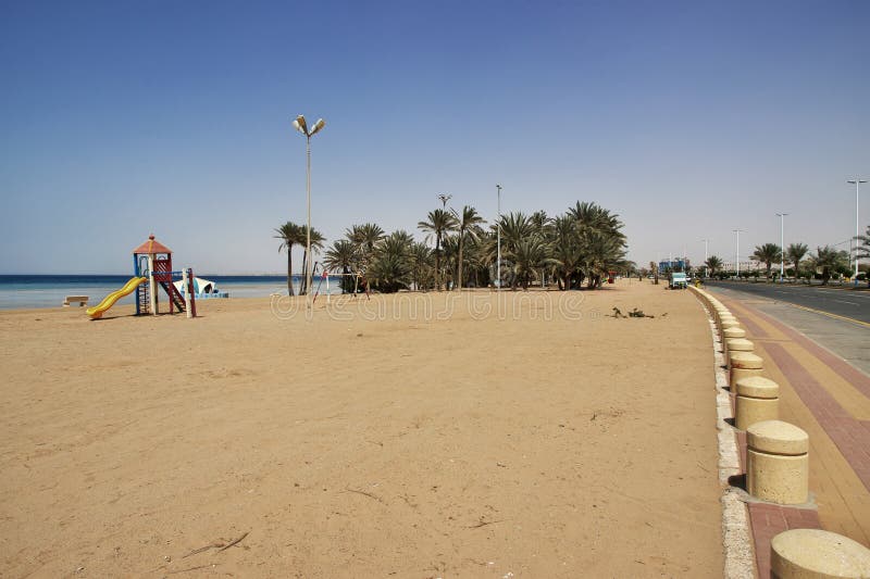 The Beach of Red Sea, Saudi Arabia Stock Photo - Image of town, relax ...