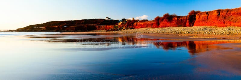 Beach Reflections stock image. Image of reflections, weather - 25605457