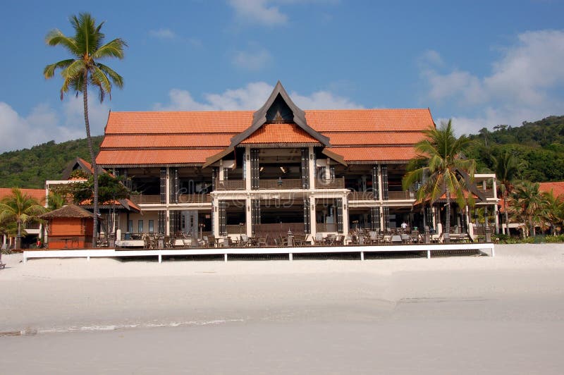Beach Resort Main Building stock image. Image of block - 817021