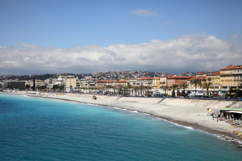 Beach resort of Nice editorial image. Image of cityscape - 56358750