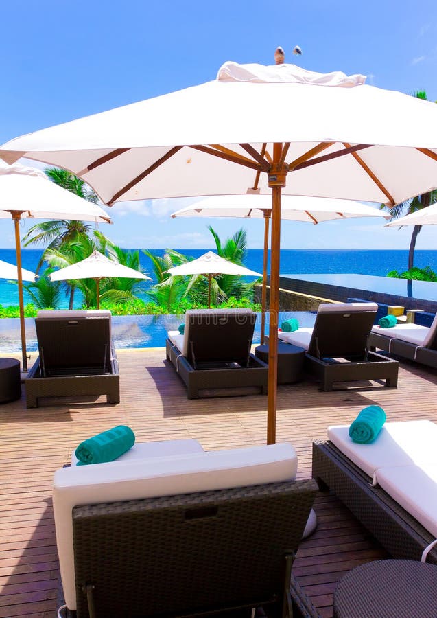 Beach resort view stock image. Image of party, relax - 20414653