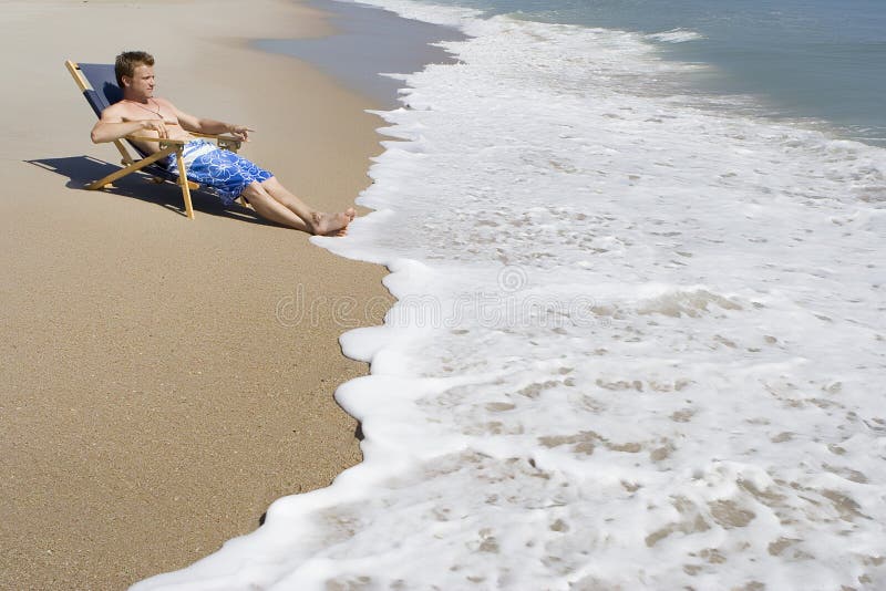 Beach rest stock image. Image of chair, holiday, shore - 2790717