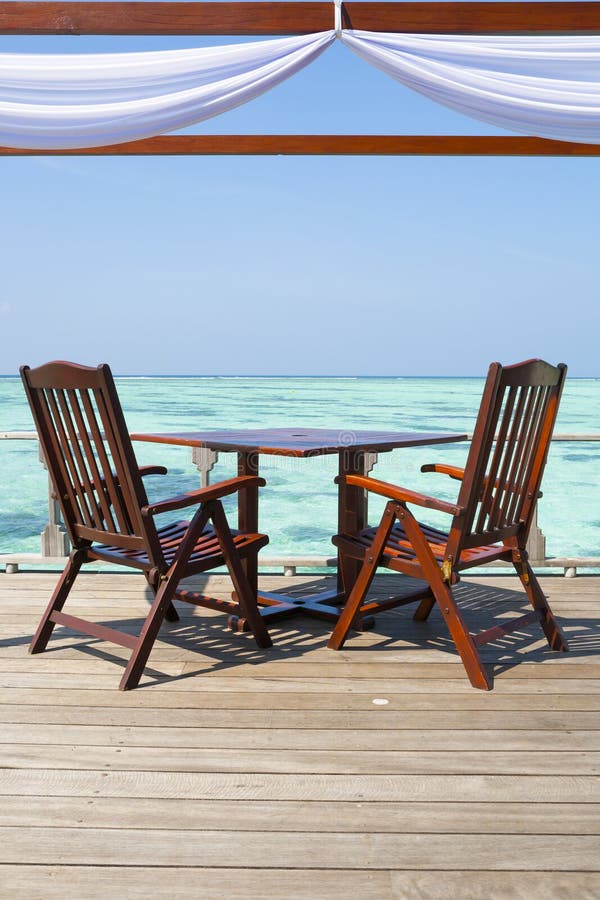Beach restaurant stock image. Image of beach, horizon - 27337217