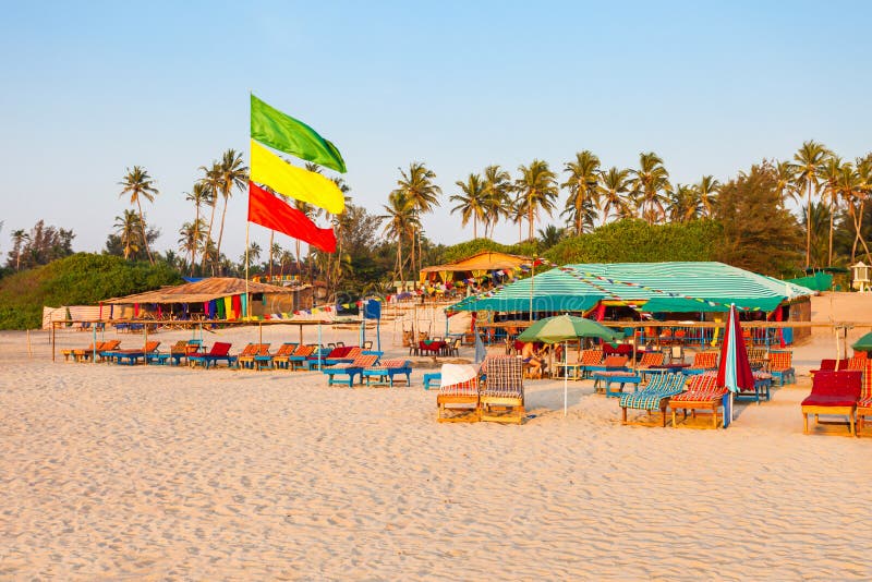 Beach in Goa, India stock photo. Image of agonda, baga - 101365938