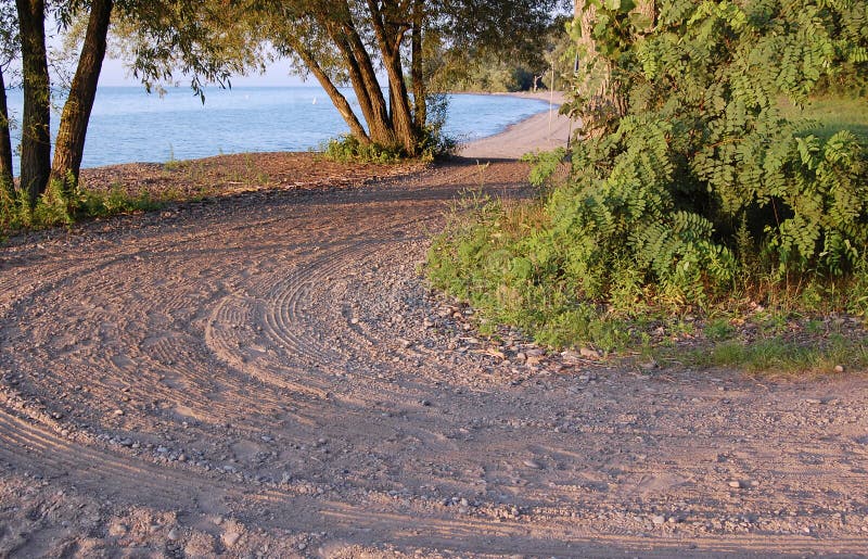 The road for the beach stock photo. Image of road, alley - 10791574