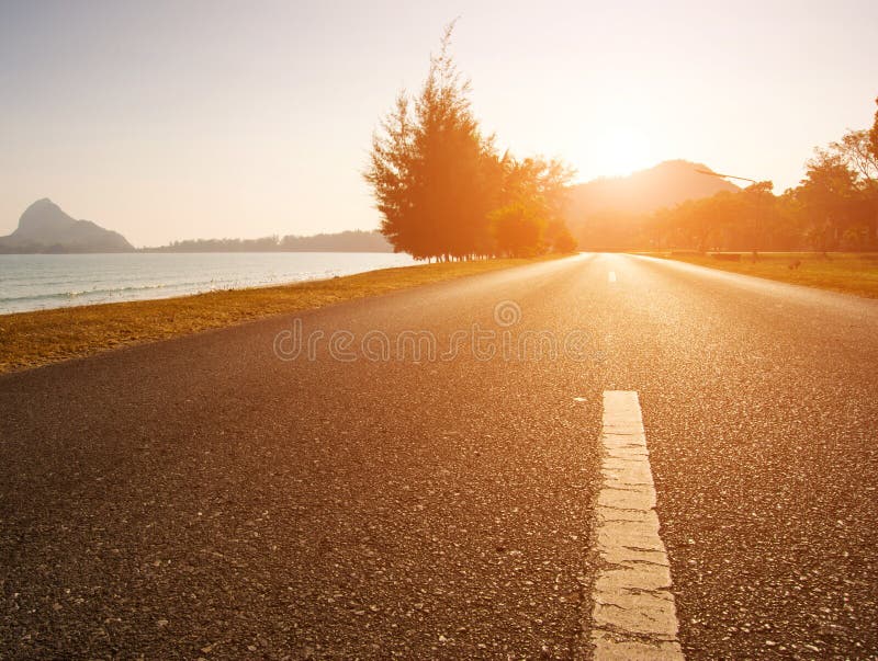 Beach road stock photo. Image of highway, happy, coast - 92624216