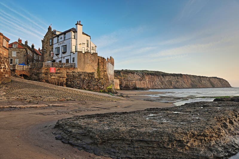 The Beach at Robin Hood S Bay Stock Image - Image of vacation, robin ...