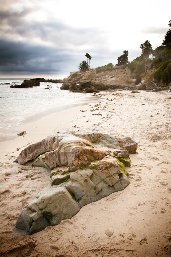 Rock Formations Shore Laguna Beach California Stock Photos - Free ...