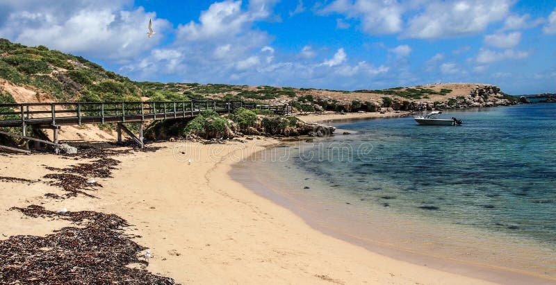Beach in Rockingham, Western Australia, Australia Stock Photo - Image ...