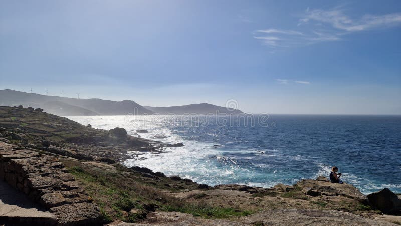 Beach and rocks stock image. Image of beach, ocean, wave - 265379971