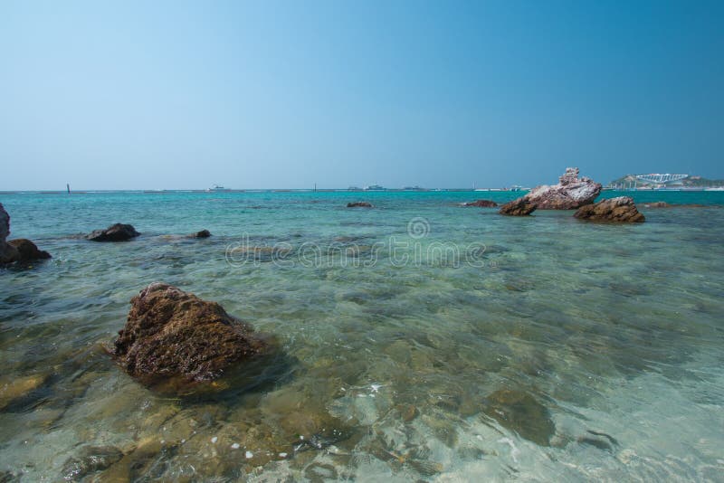 Beach with rocks stock image. Image of seashore, outdoors - 36826073