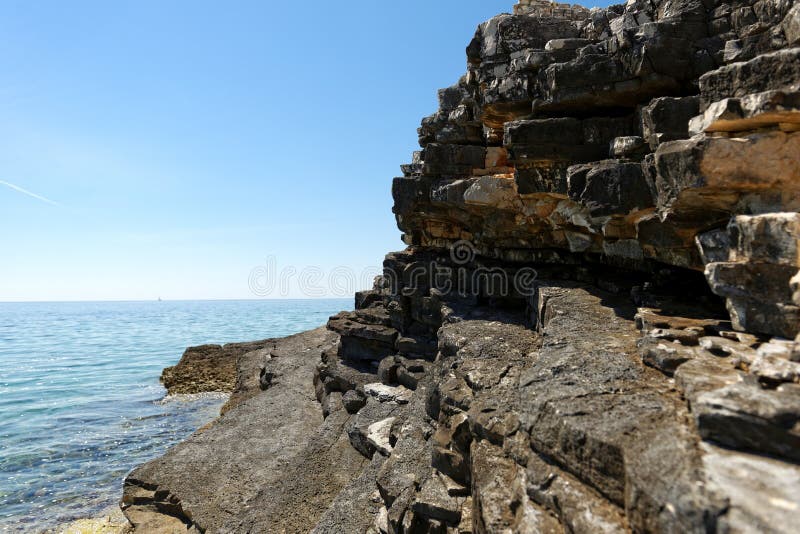 Beach with Rocks and Clean Water Stock Photo - Image of outdoors ...