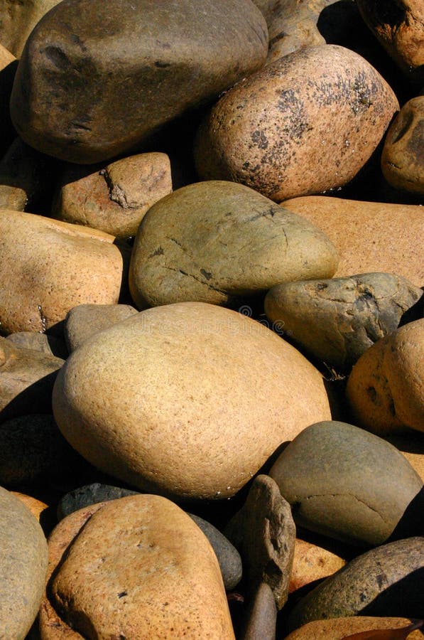 Beach Rocks, Rounded Pebbles Stock Photo - Image of island, maine: 9163118