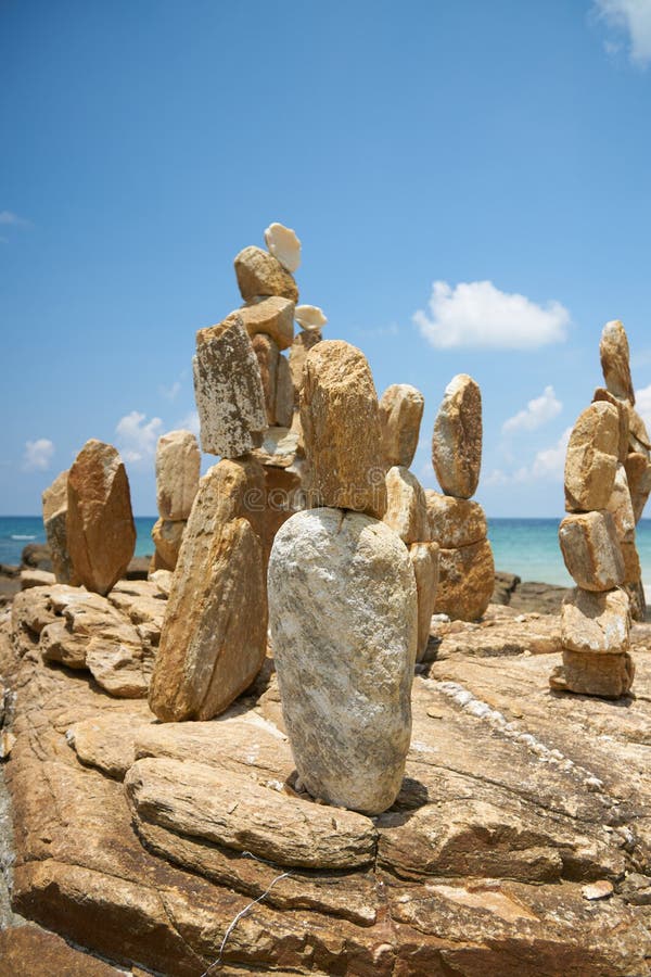 Beach rocks stones stock image. Image of texture, natural - 124388163