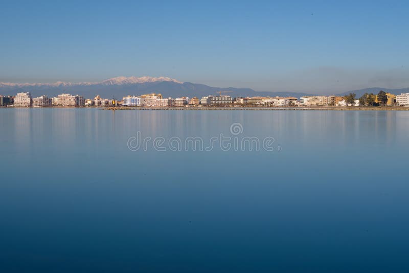 Beach in Roses Catalunya, Girona, Spain Editorial Image - Image of ...