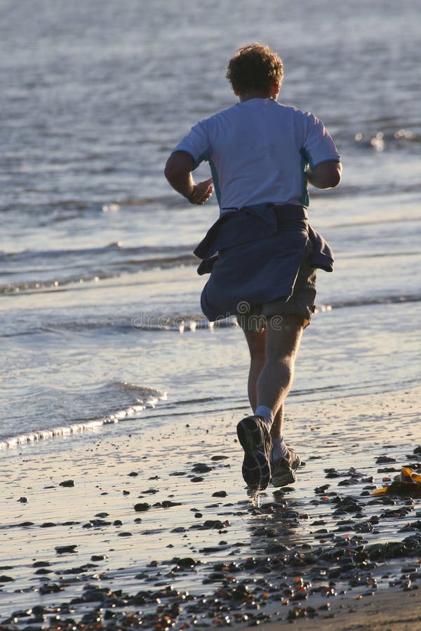Runner stock photo. Image of fitness, sport, action, beach - 1187382