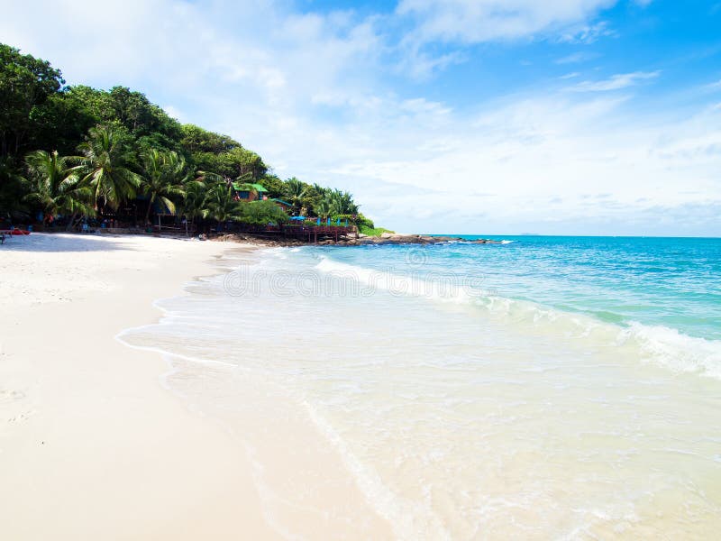 Beach at Samed Island, Thailand Stock Photo - Image of green, rest ...