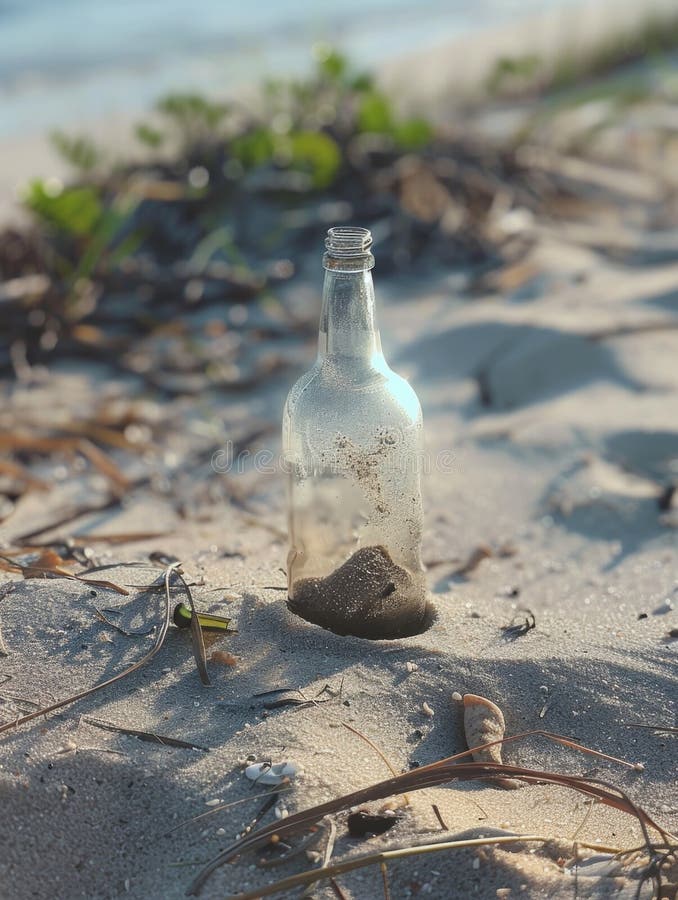 Sand art in a bottle stock image. Image of focus, yellow - 56821475