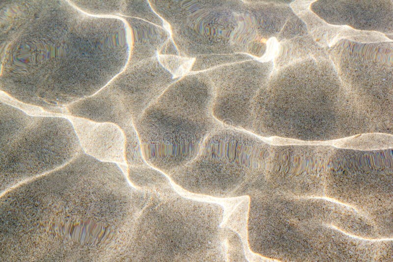 Beach Sand Bottom Ripple of Water Waves Stock Image - Image of ibiza ...