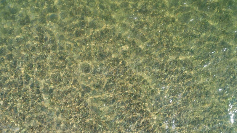 Beach Sand Bottom Ripple of Water Waves Reflection Texture. Stock Photo ...
