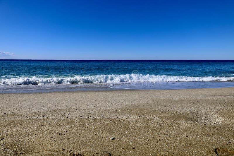 Beach sand footprint stock image. Image of evening, outdoor - 360610595
