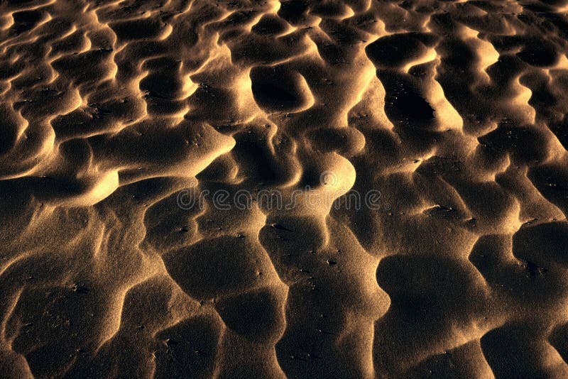 Beach, Sand and Pattern in Nature with Ripple, Earth and Outdoor with ...