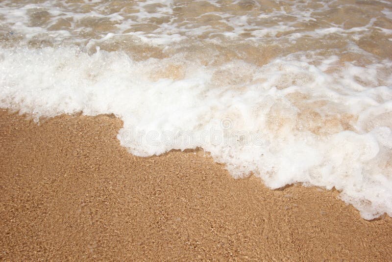 Beach sand and sea water stock image. Image of vacation - 35959455