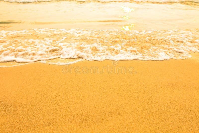 Beach Sand Texture, Soft Wave of the Sea. Color. Purity. Stock Image ...